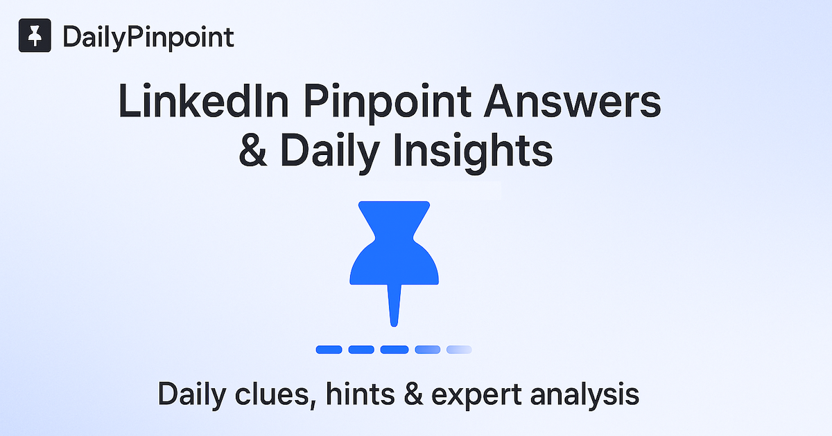 LinkedIn Pinpoint #602 Answer — December 23, 2025 — Balance, I, Tractor ...
